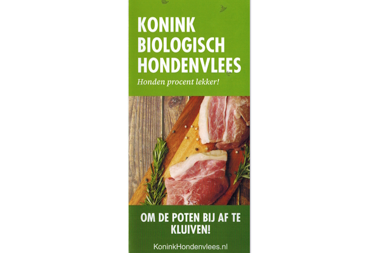 Konink Hondenvlees Sticker Konink Hondenslager | VEGA-LIFE
